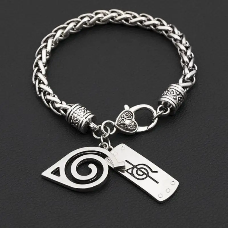 Anime Naruto Periphery Konoha Ninja Bracelets Cosplay Men Woman Fashion ...