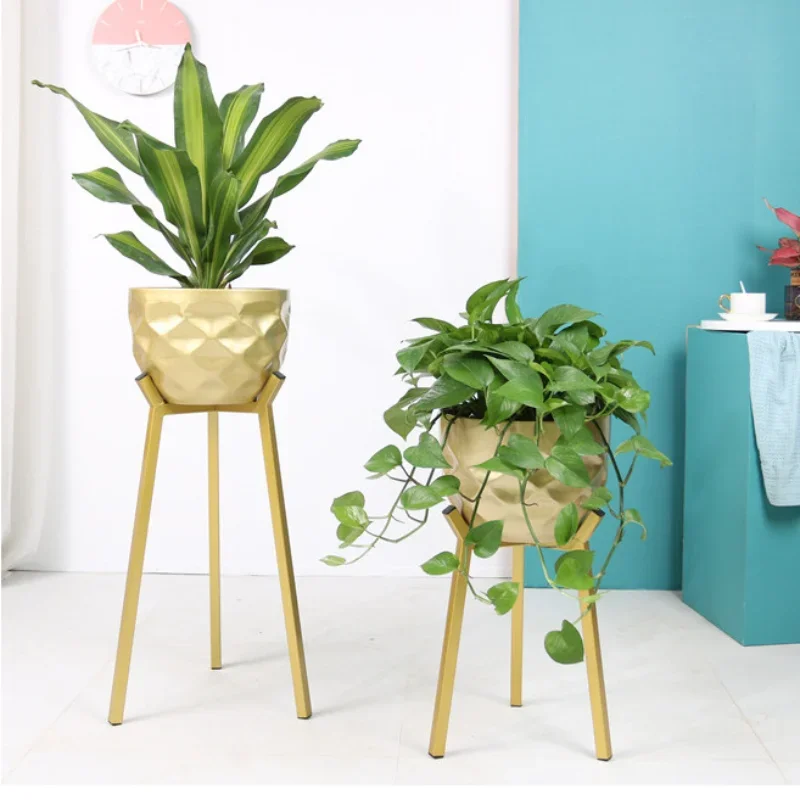 Flowerpot-Stand-Indoor-Decorative-Plant-Holder-Nordic-Metal-Stand ...