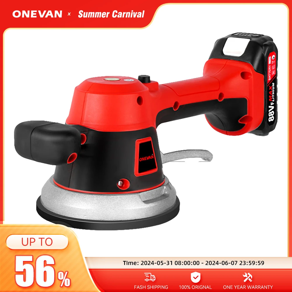ONEVAN-3500W-Tiling-Tiles-Machine-Tiles-Vibrator-Suction-Cup-6Gear ...