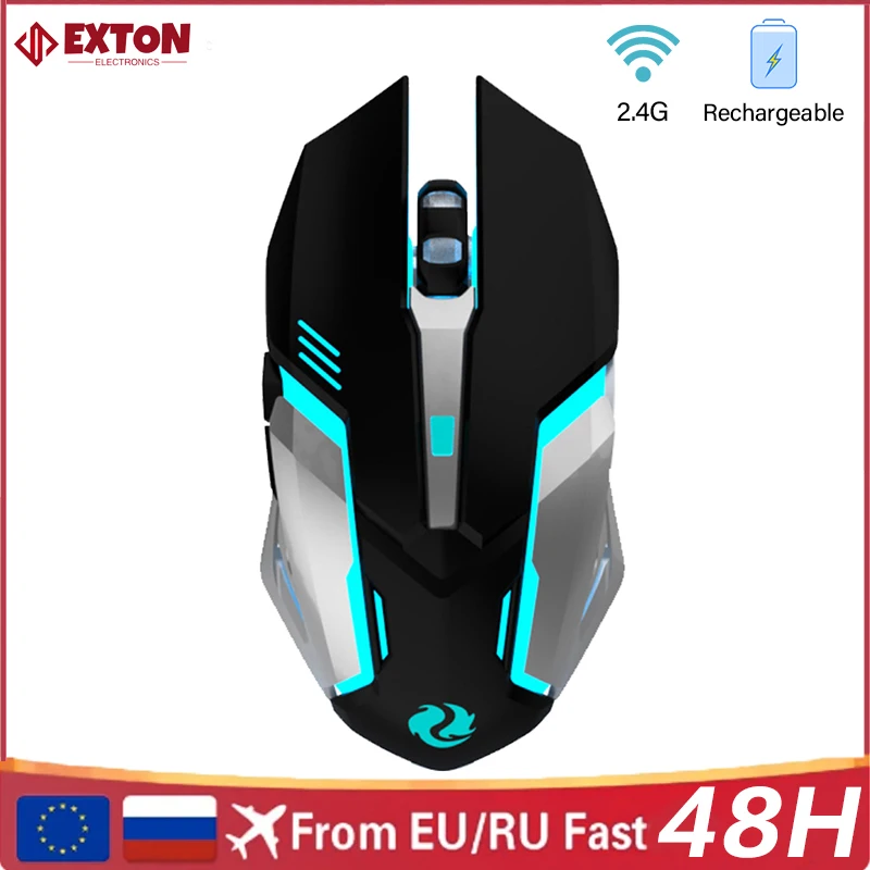 Rechargeable-Gaming-Silent-Mouse-2-4G-Wireless-Mute-Mouse-Ergonomic ...