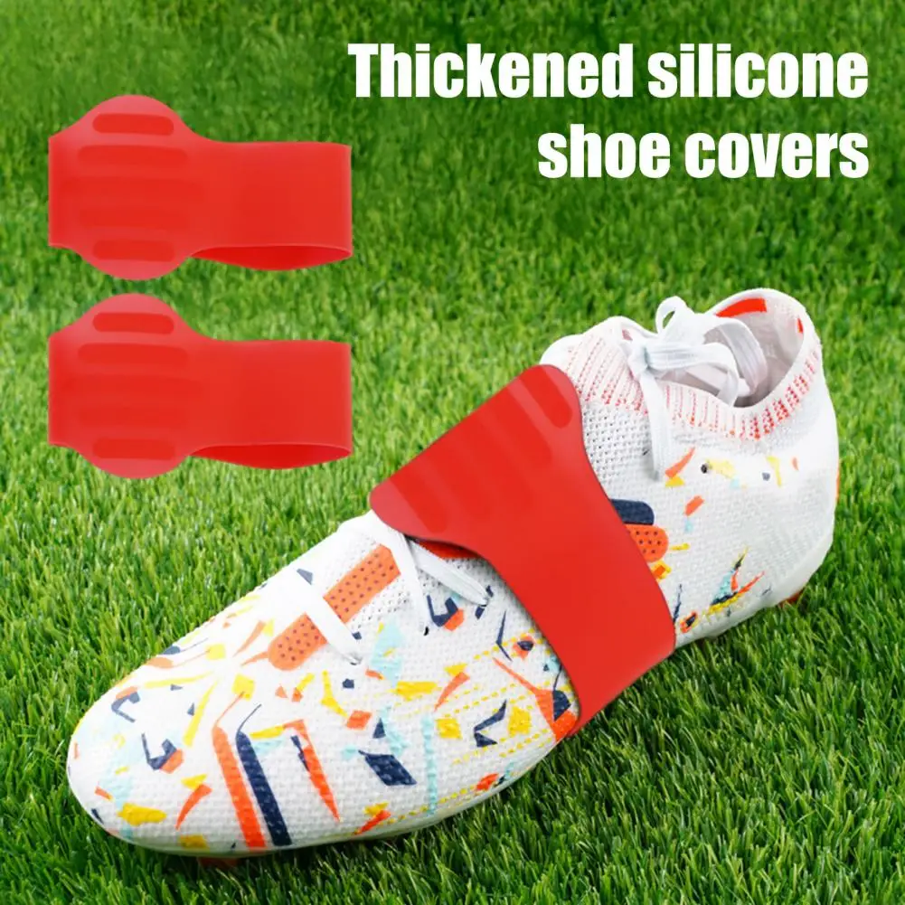 2 Pcs Soccer Cleat Lace Cover Silicone Football Shoe Bands Reusable ...