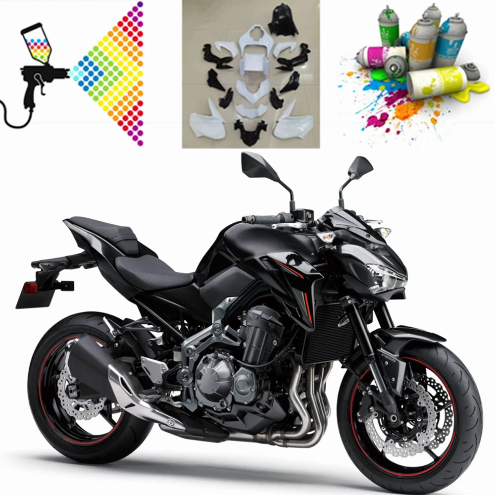 Black-Glossy-Red-Gradient-Print-for-Z900-2017-2018-2019-Full-Fairing ...