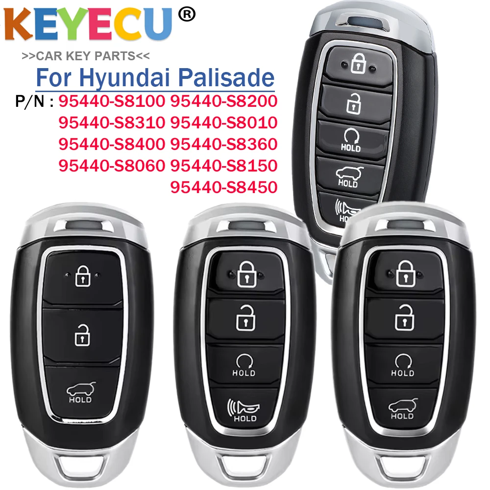 for Hyundai Palisade 2019 2020 2021 2022 2023 Smart Prox Remote Key Fob ...