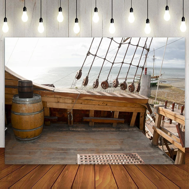 Pirate Ship Deck Background