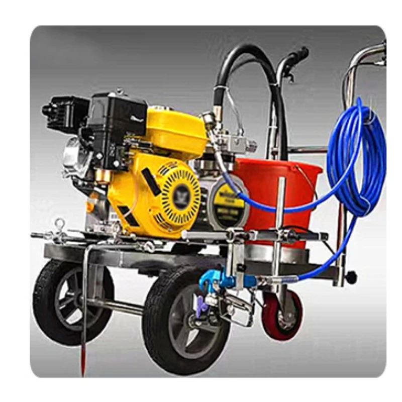 Road Line Marking Machine Highway Cement Pavement Drawing Line Cold ...