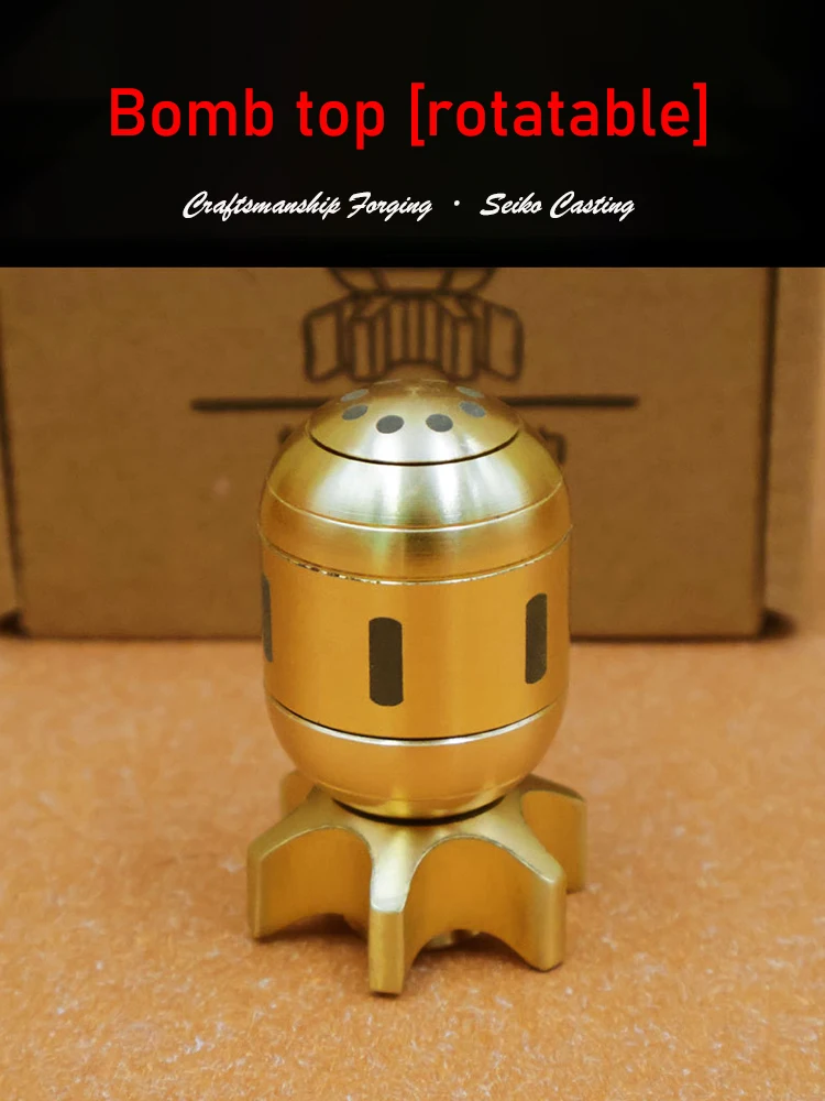 Brass-Bomb-Spinner-Fidget-Spinner-Relax-Stress-Relief-Gift-EDC ...