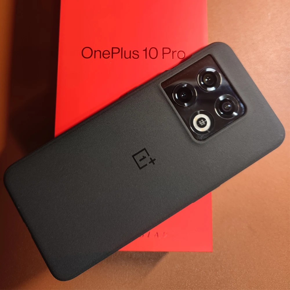 Original-OnePlus-10-Pro-Case-Carbon-Fiber-Sandstone-Black-Bumper-Phone ...