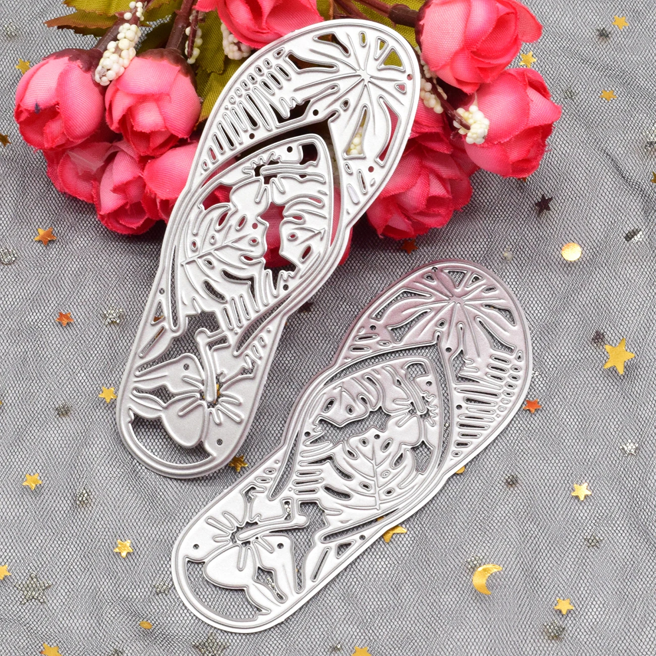 Beach-Slippers-Cutting-Dies-Vacation-Metal-Die-Cuts-for-DIY ...