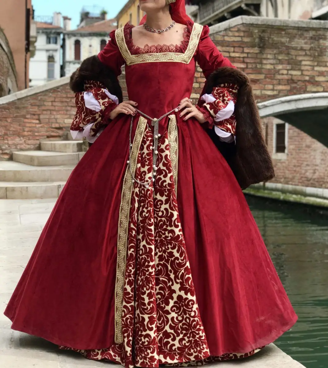 Queen-Elizabeth-Costume-Dress-Tudor-Period-Anne-Boleyn-Cosplay-Medieval ...