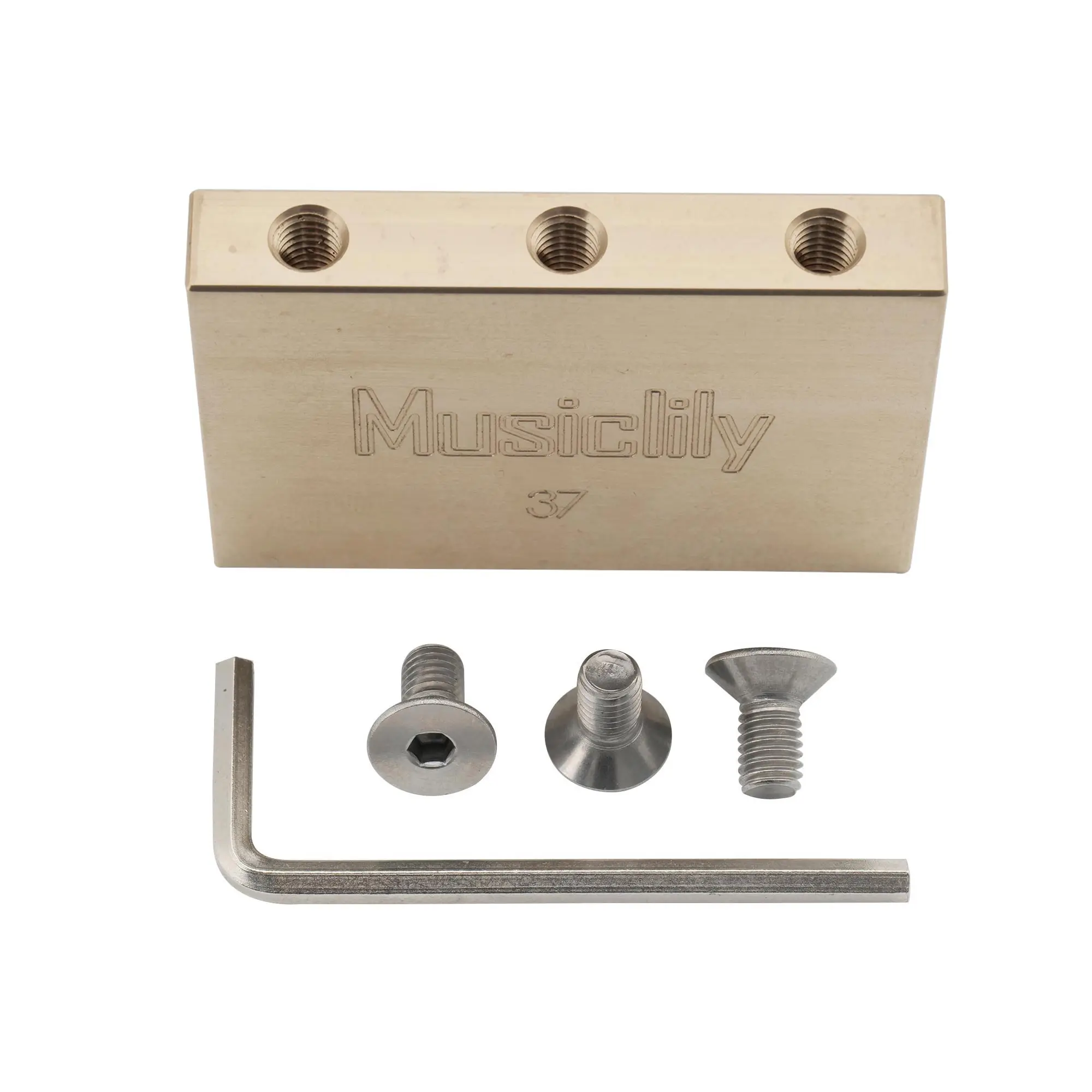 Musiclily Ultra 37mm Solid Brass Tremolo Block For Floyd Rose Locking ...
