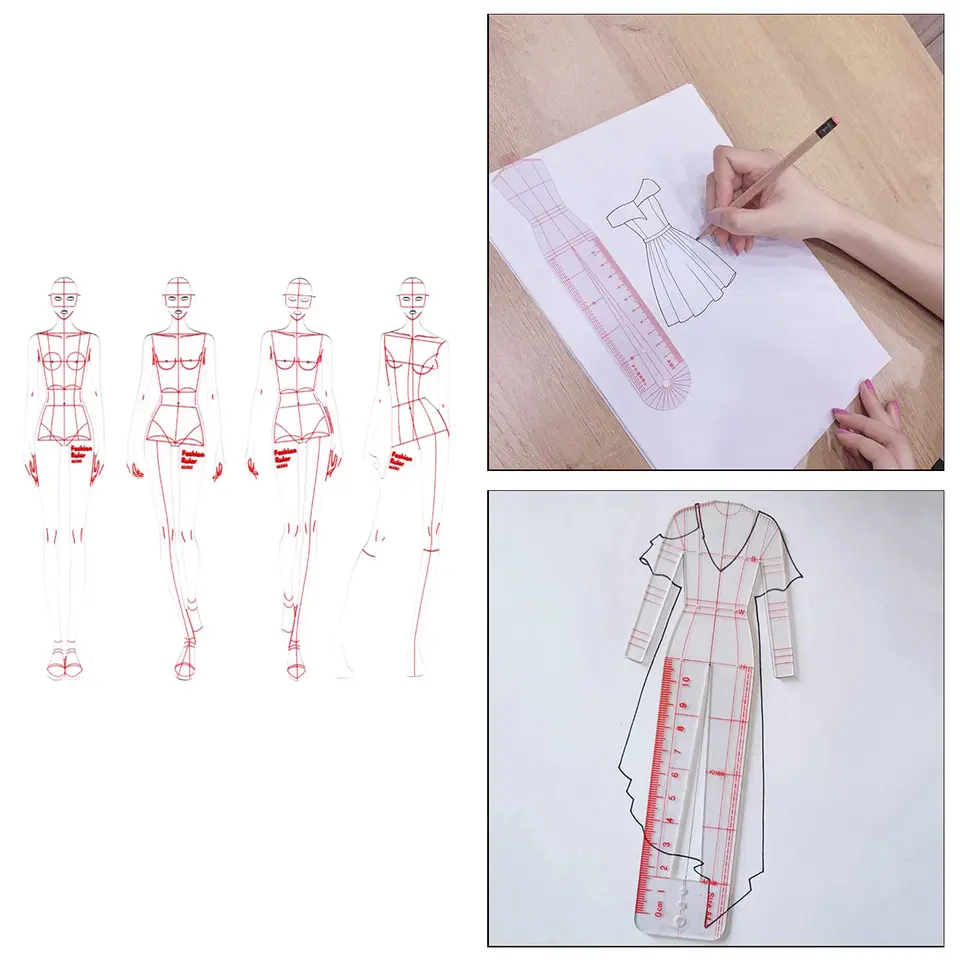 Female Body Template For Fashion Design