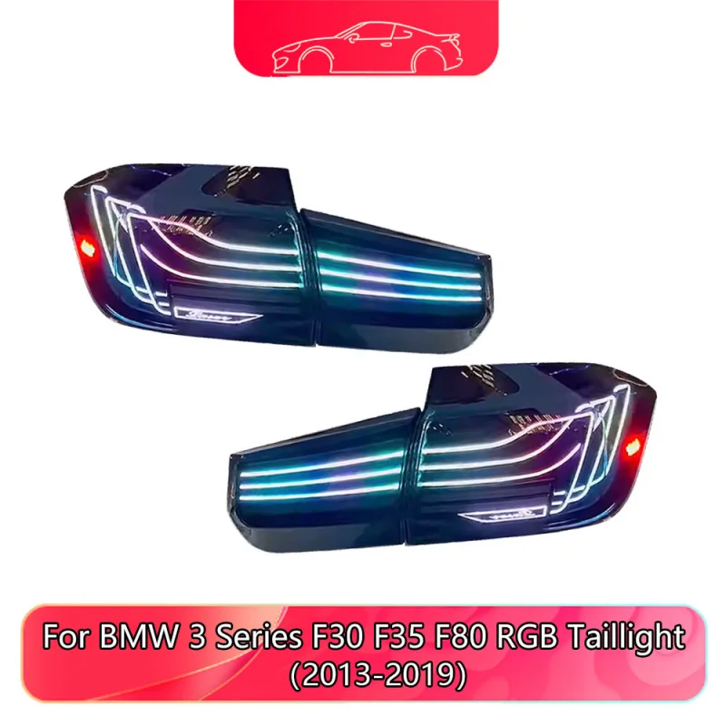 Car Taillight For BMW 3 Series F30 F35 CSL RGB Version Tail Light ...