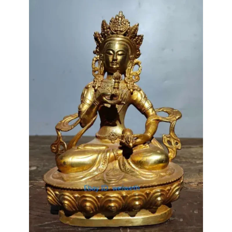 Estatua-de-Buda-Vajrasattva-de-bronce-dorado-Budismo-Tibetano-chino ...