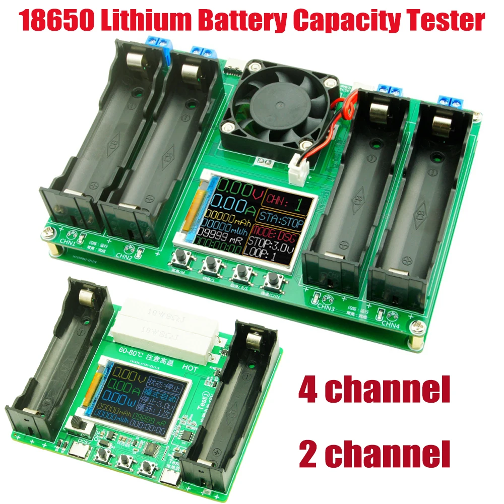 18650-Lithium-Battery-Capacity-Tester-MAh-MWh-Type-C-Digital-Battery ...