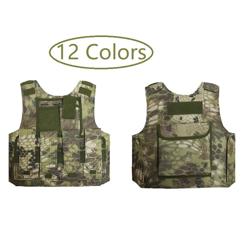 Military Kids Camouflage Hunting Clothes CS Combat Equipment Tactical ...