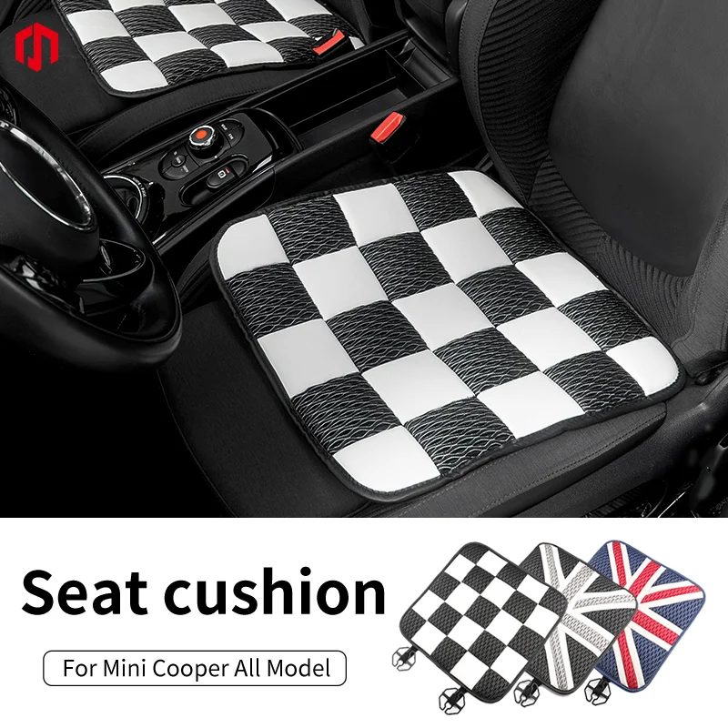 Union Jack PU Ice Silk Cushion Seat Cushion Covers Pad For Mini Cooper ...