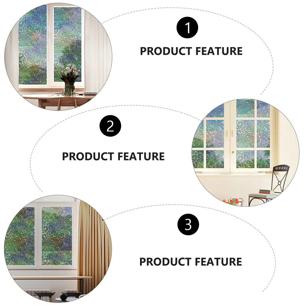 Removable-Window-Sticker-Vintage-Decor-Stained-Glass-Window-Decal-Car ...