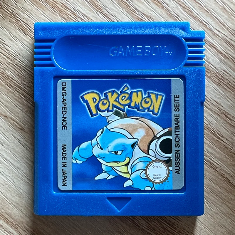 Pokemon Blue Cartridge