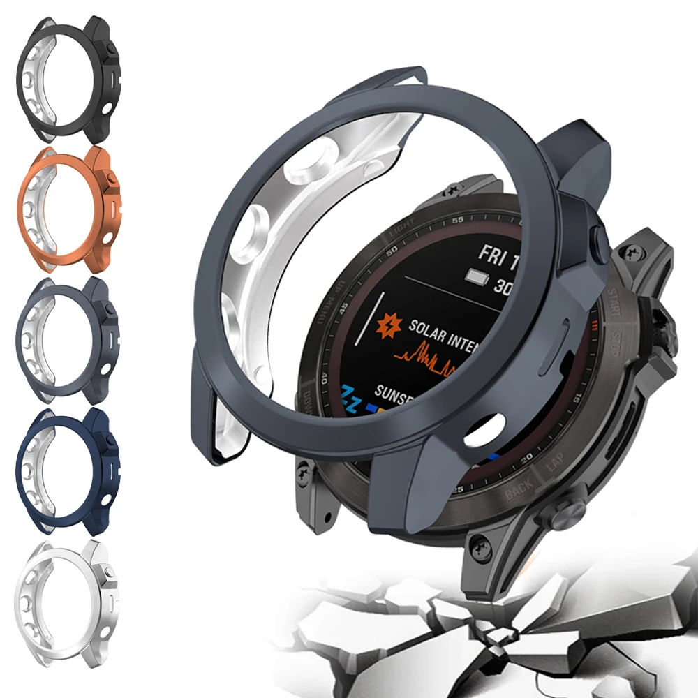 TPU-Protection-Case-for-Garmin-Fenix-7-7x-7s-Sapphire-Solar-Smart-Watch ...
