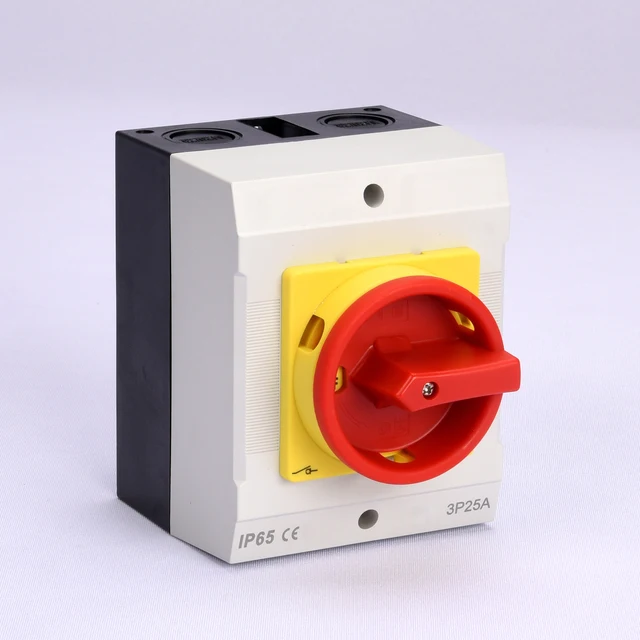 IP65 Waterproof Disconnect Isolator Switches 20A And 25A 4pole Padlock ...