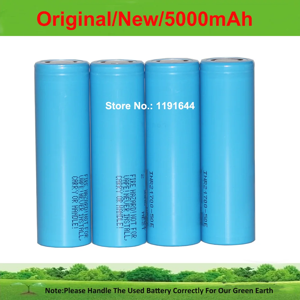 21700 Battery 5000mah Samsung | 21700 Original Battery | Rechargeable Batteries - Rechargeable ...