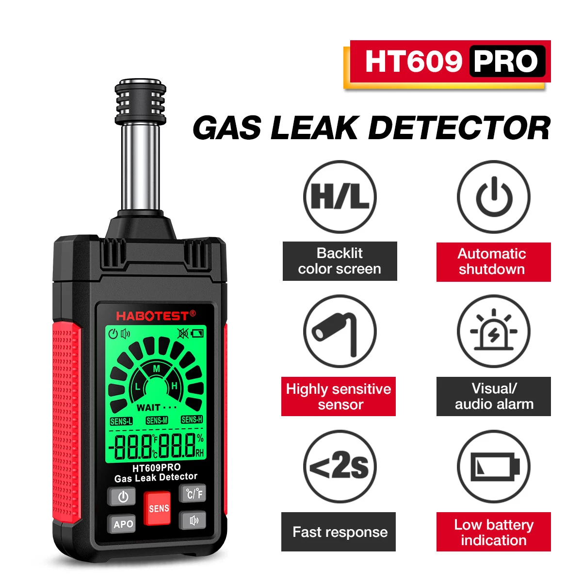 HABOTEST-HT609PRO-Combustible-Gas-Leak-Detector-50-1000PPM-Natural-Gas ...
