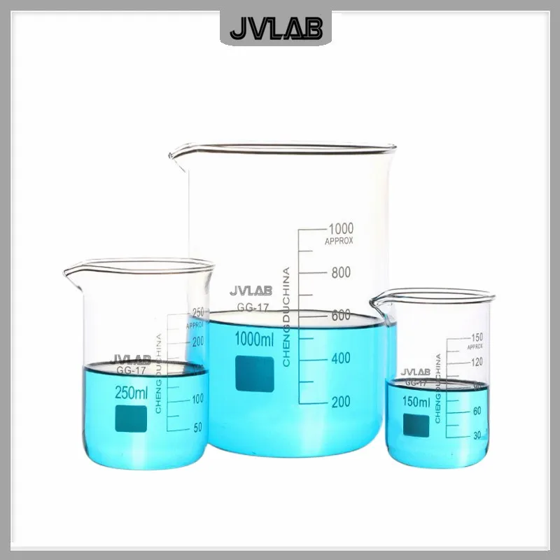 Glass-Beaker-25ml-1000ml-Borosilicate-Glass-Measuring-Cup-Low-type ...