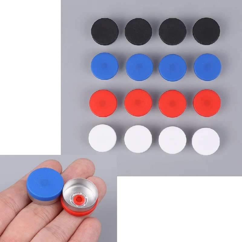 100pcs Medical Vial Cap Aluminum Cap Medical Bottle Cap OD 20mm ...