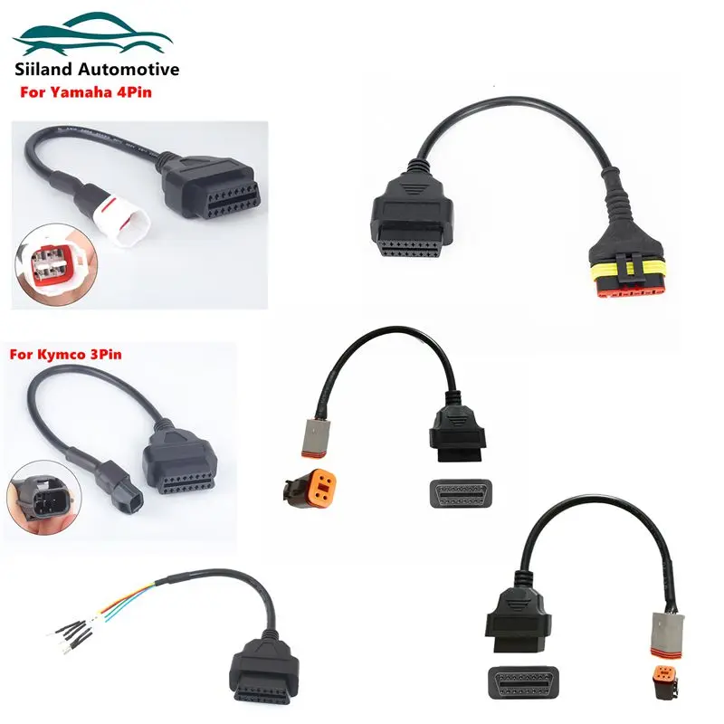 For KTM OBD2 Connector Motorcycle Motobike For YAMAHA For HONDA MotoFor ...