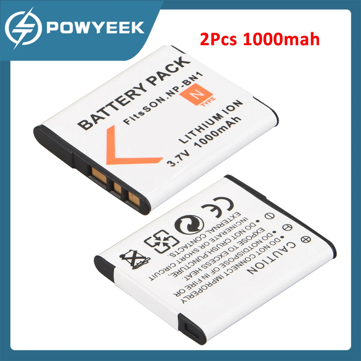 2Pcs-1000mah-NP-BN1-Battery-NPBN1-NP-BN1-BN-Camera-Batteries-For-Sony ...