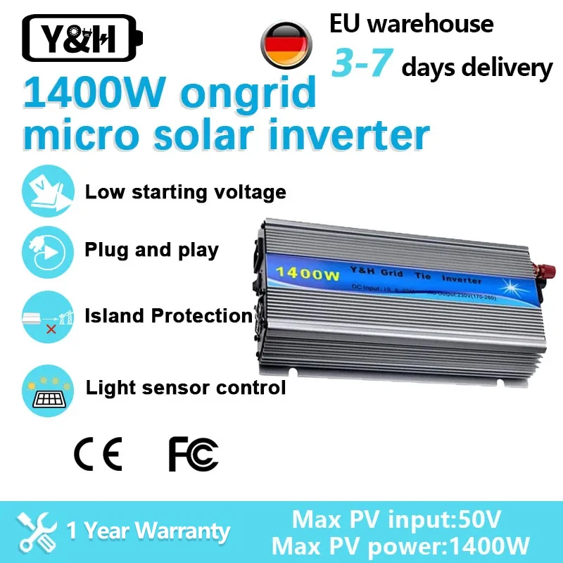 Y-H-1Kw-Inverter-Plug-And-Play-1-4Kw-1-3Kw-Mppt-Solar-Inverter-Ongrid ...