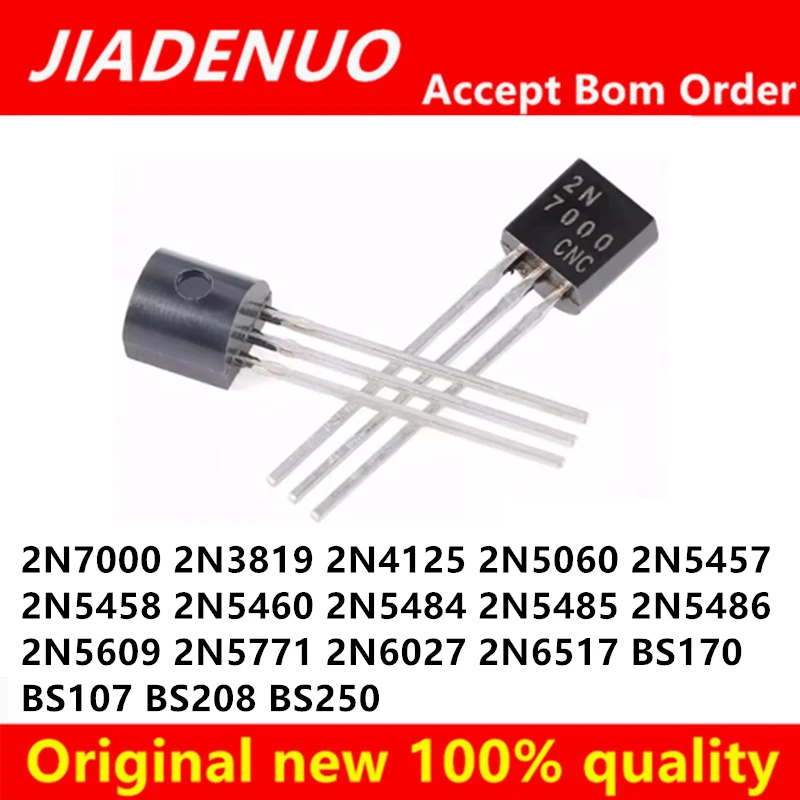 10個入り 2N7000 2N3819 2N4125 2N5060 2N5457 2N5458 2N5460 2N5484 2N5485 ...