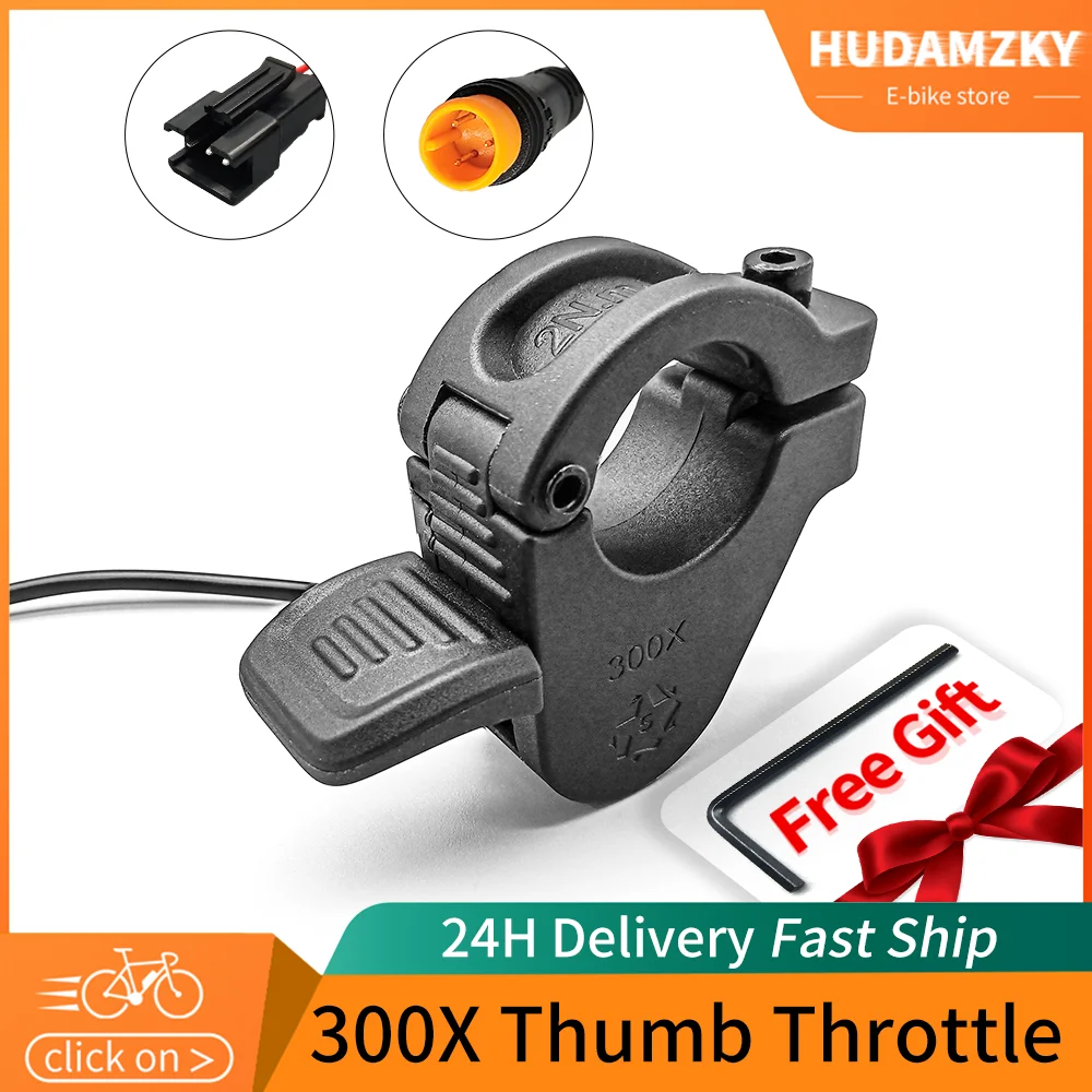Ebike Thumb Throttle WUXING 300X Right/Left Hand Throttle for 24V 36V ...