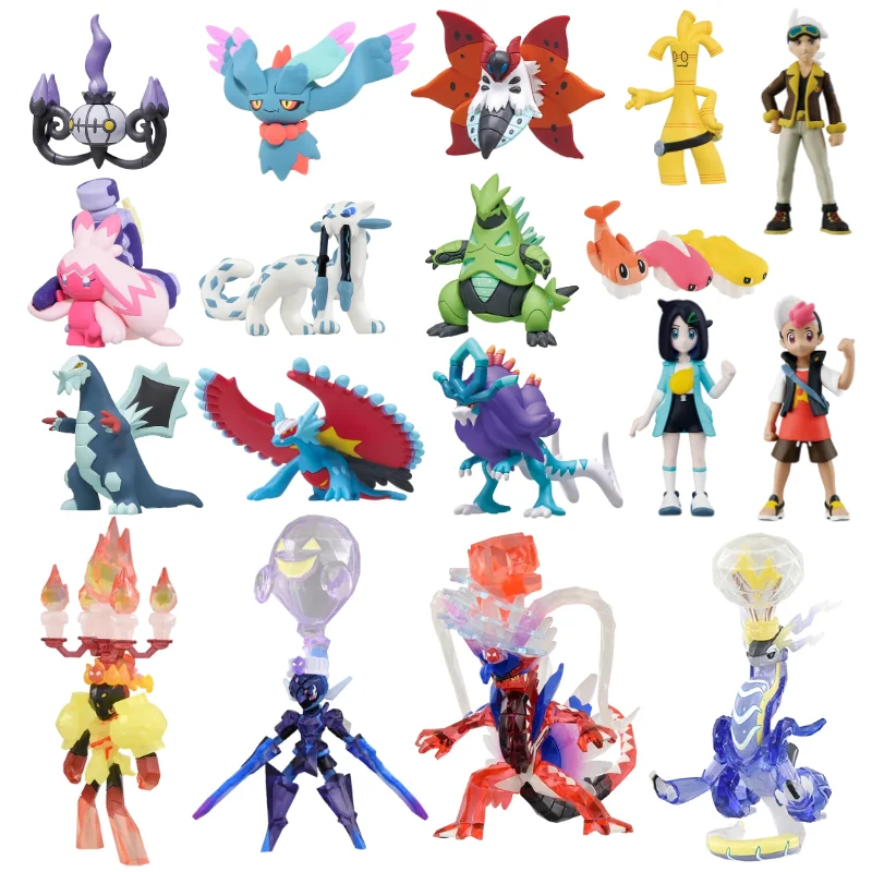 Newest-TOMY-Pokemon-Figures-Skeledirge-Meowscarada-Quaquaval-Charcadet ...