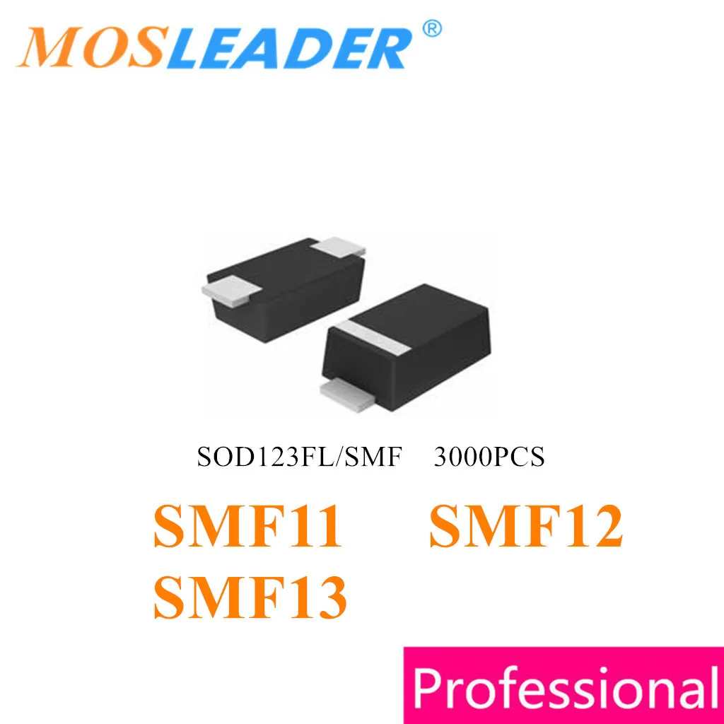 Mosleader-3000PCS-SOD123F-1206-SMF11-SMF12-SMF13-SMF11A-SMF11CA-SMF12A ...