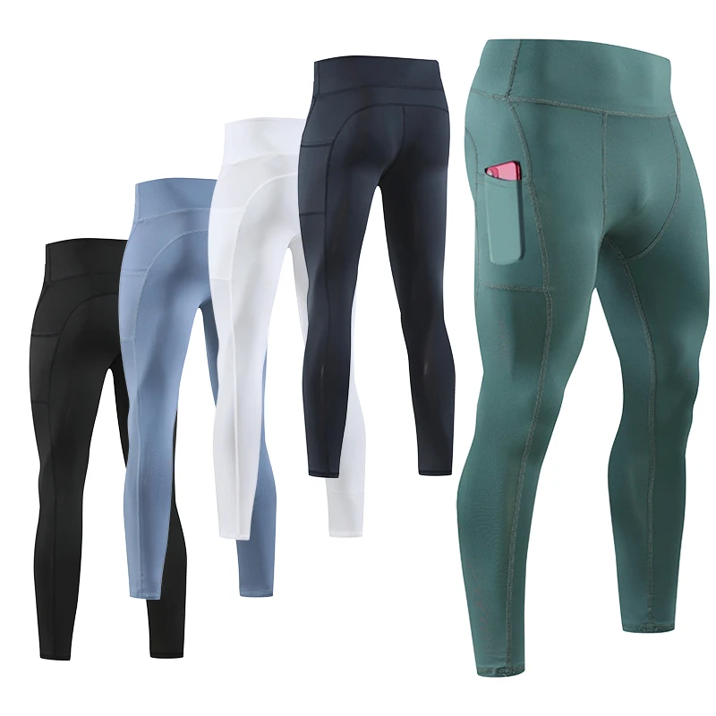 Gym Mens Fitness Running Sport Pants Athletics Tight Leggings Joggings ...