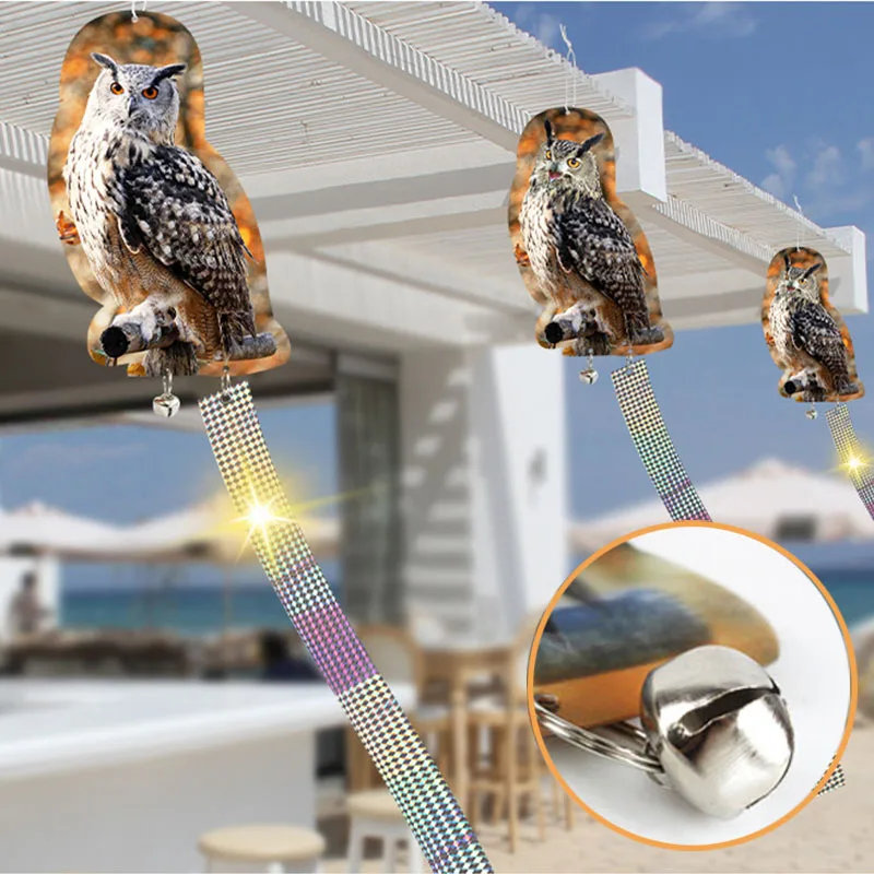 3D-Owl-Anti-Bird-Repeller-Pigeons-Away-Flashing-Reflective-Bird ...