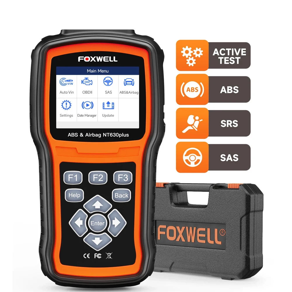 Foxwell-NT630-Plus-OBD2-Scanner-Car-Code-Reader-ABS-Bleeding-SRS-Reset ...