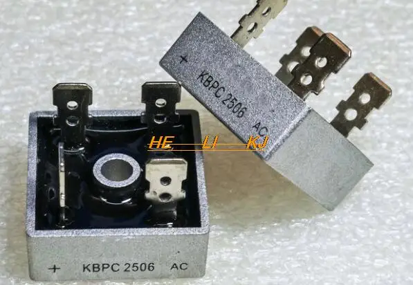 Free Shipping 2 Pcs Kbpc2506 Puente Rectificador 25a 600 V Kbpc ...
