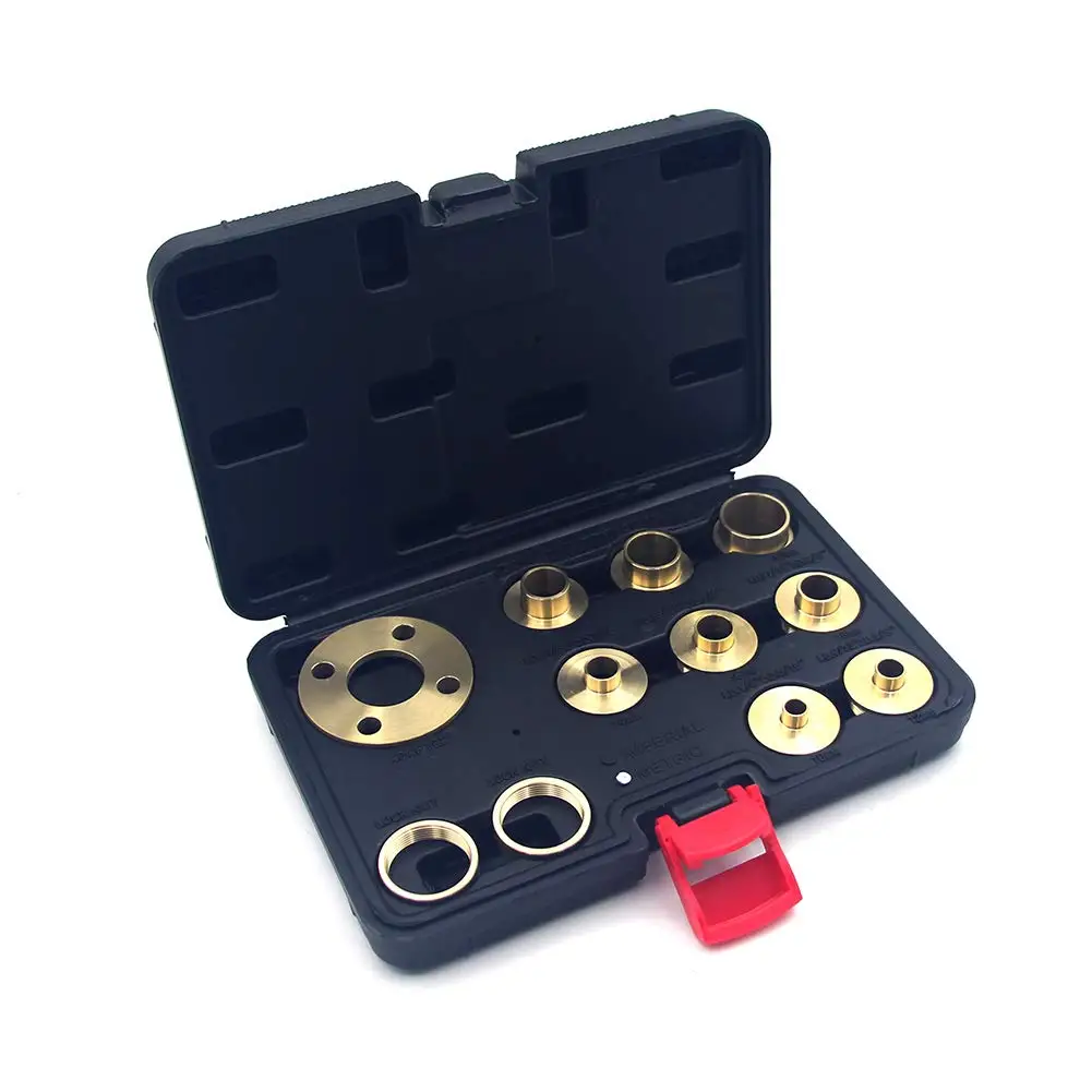 11pcs/set Brass Template Router Guides Kit With Lock Nut Adapter Router ...