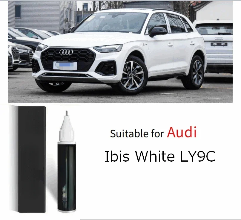 Paint Repair Suitable for Audi Ibis White LY9C Glacier White LS9R ...