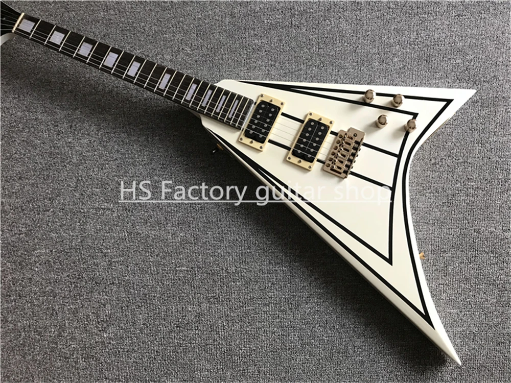 Jack son Exclusive Randy Rhoads RR 1 Black Pinstripe White Flying V ...