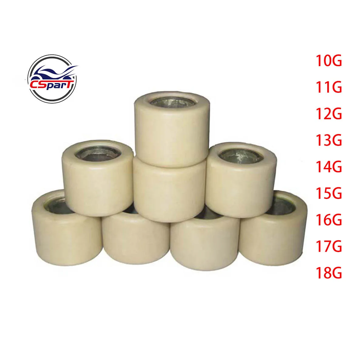 20x12 10g 11g 12g 13g 14g 15g 16g 17g Variator Roller 250 260 300 400 Vog Yp Yp250 Majesty ...