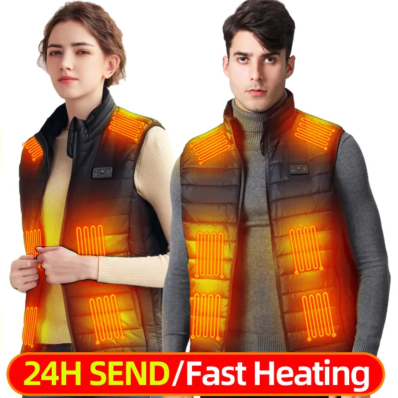 Heated-Vest-For-Men-Usb-Electric-Self-Heating-Vest-Women-Warming-Heated ...