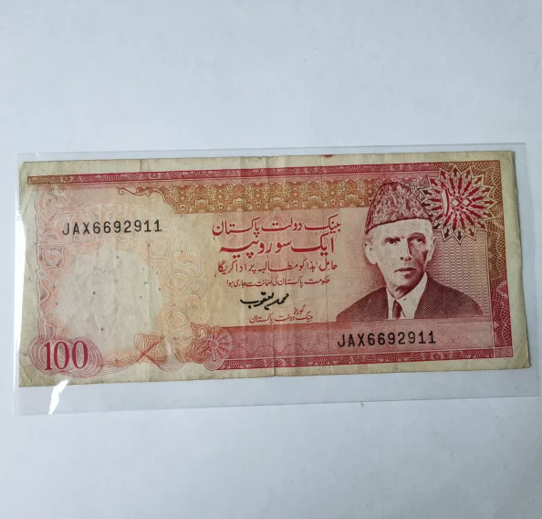 Pakistani Currency Notes 100