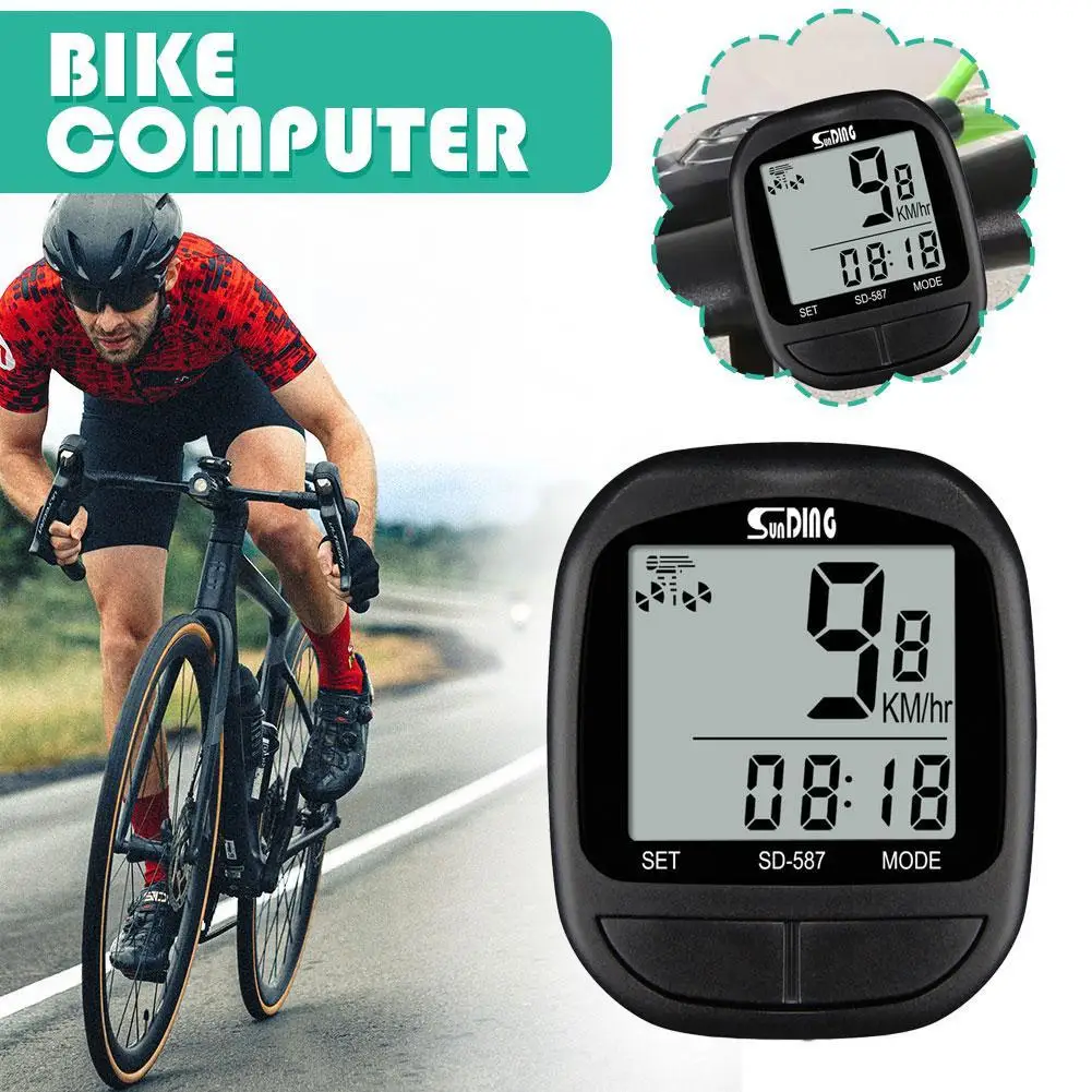 Bike Computer Bicycle Waterproof Wired Speedometer and Odometer ...