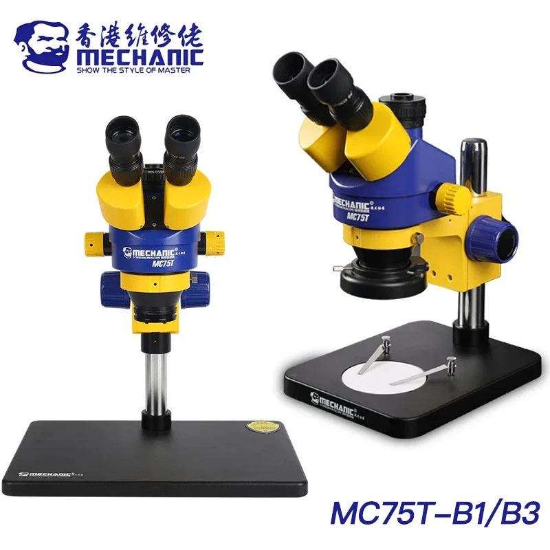 MECHANIC-MC75T-B1-B3-Industrial-Trinocular-Stereo-Microscope-HD ...