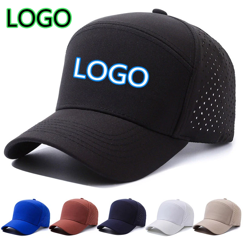 New-Custom-Logo-Men-Breathable-Mesh-Baseball-Cap-Outdoor-Sports-Unisex ...