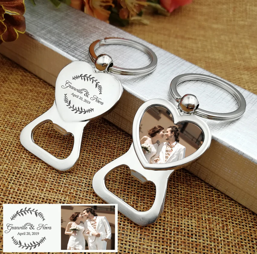 50Pcs-Engraved-Personalised-Wedding-Favour-Keyring-Bottle-Opener-Love ...