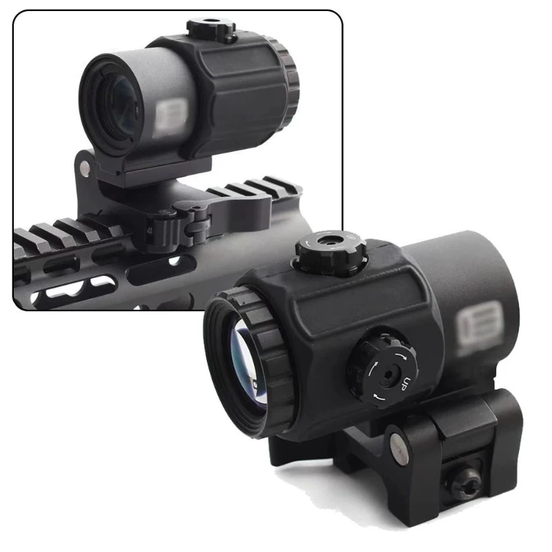 Tactical G43 3x Magnifier Scope Sight with Switch To Side STS QD Mount ...